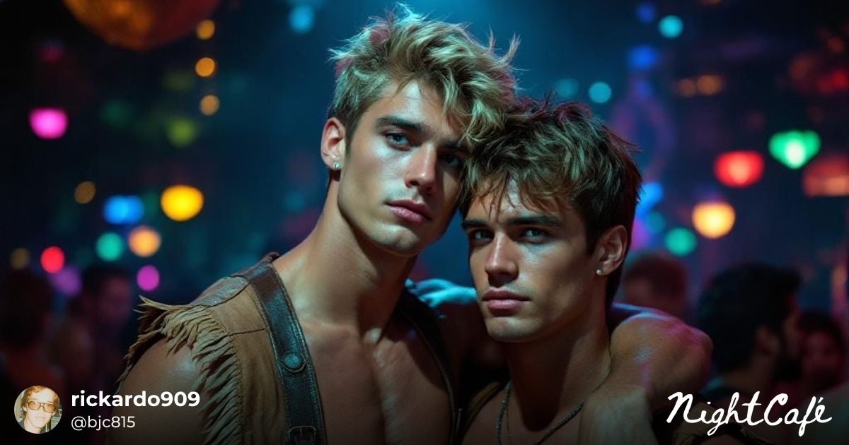 Handsome young cowboy, 19, stocky, muscular build, sandy hair, the face ...