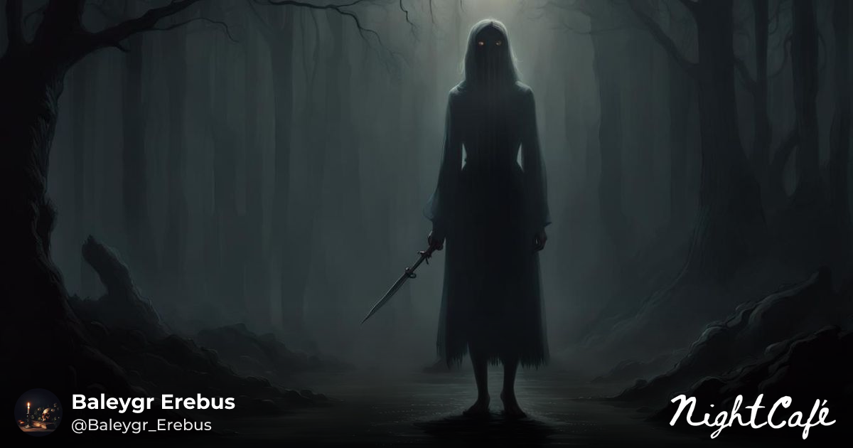 Shadow walker in the night - Grimdark Shadow Monster in Nigh...