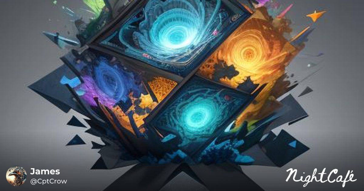 Portal - Intricate Origami Papercraft with Fractal Patterns