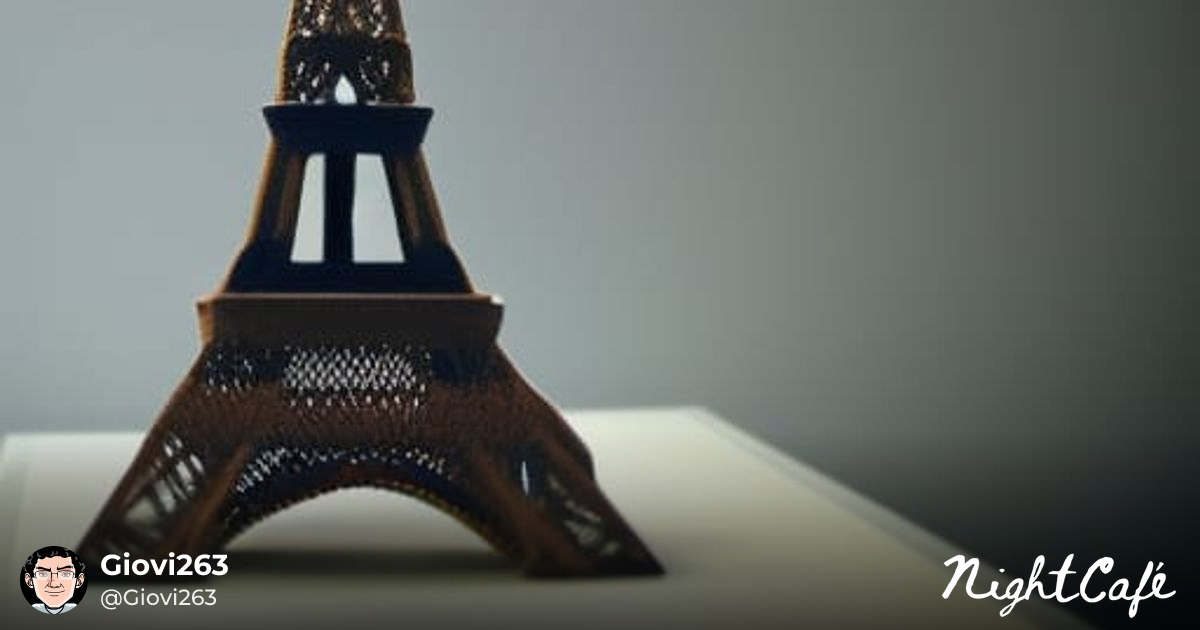 eiffel tower made of origami - Origami Eiffel Tower Papercra...