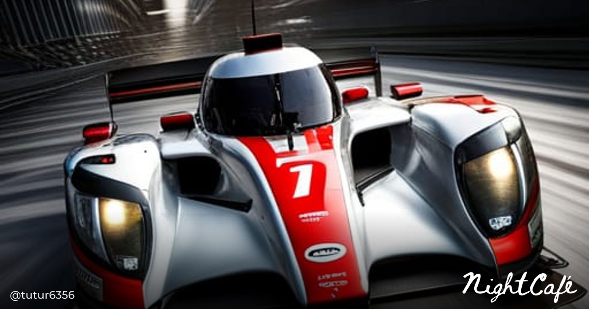 audi - Oreca 07 LMP2 Sports Car: Detailed Matte Painting
