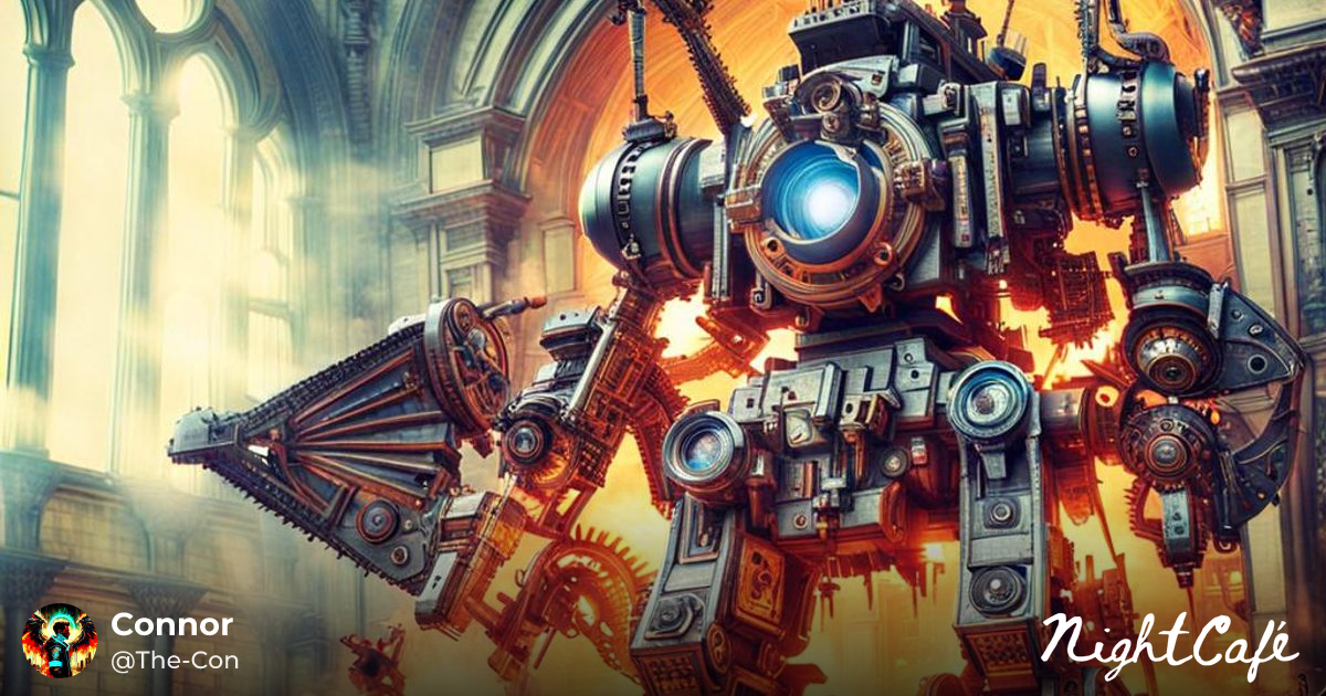 The war machine keeps turning - Machinepunk Mage Summons Mec...