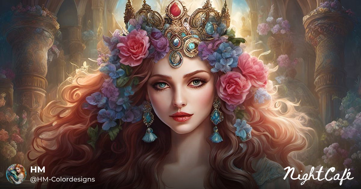 The Princess IV - Gothic Mermaid and Unicorn in Whimsical Fa...