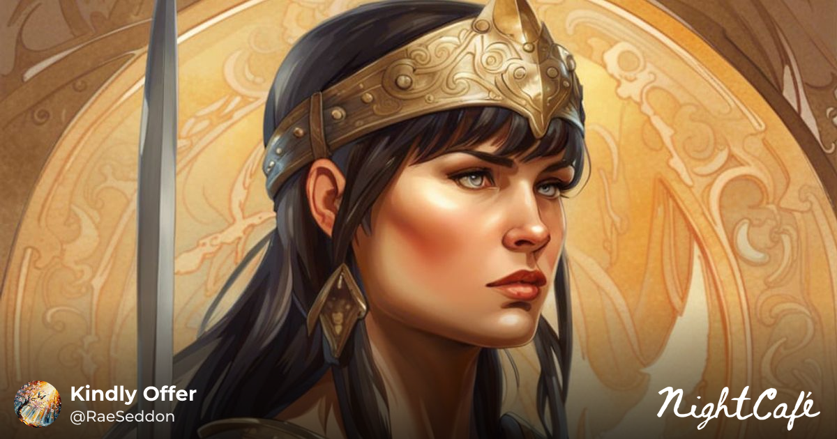 Xena Warrior Princess - Xena Warrior Princess Portrait in Ar...