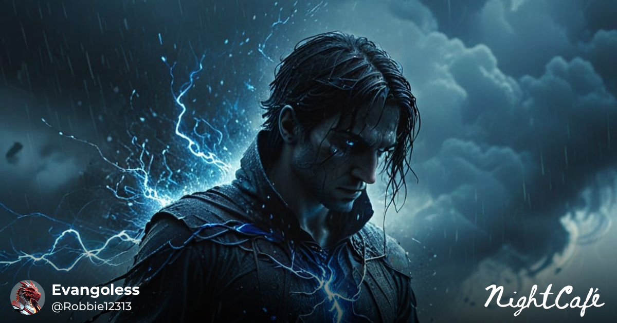 Black Mcqueen - Monochromatic Dark Fantasy Figure with Elect...