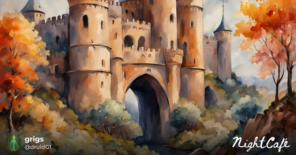 Ethereal Citadel Construction of Soul-Bricks in Ne... - AI Art