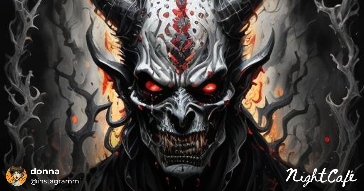 Darkly Beautiful Macabre Harlequin Character - AI Art