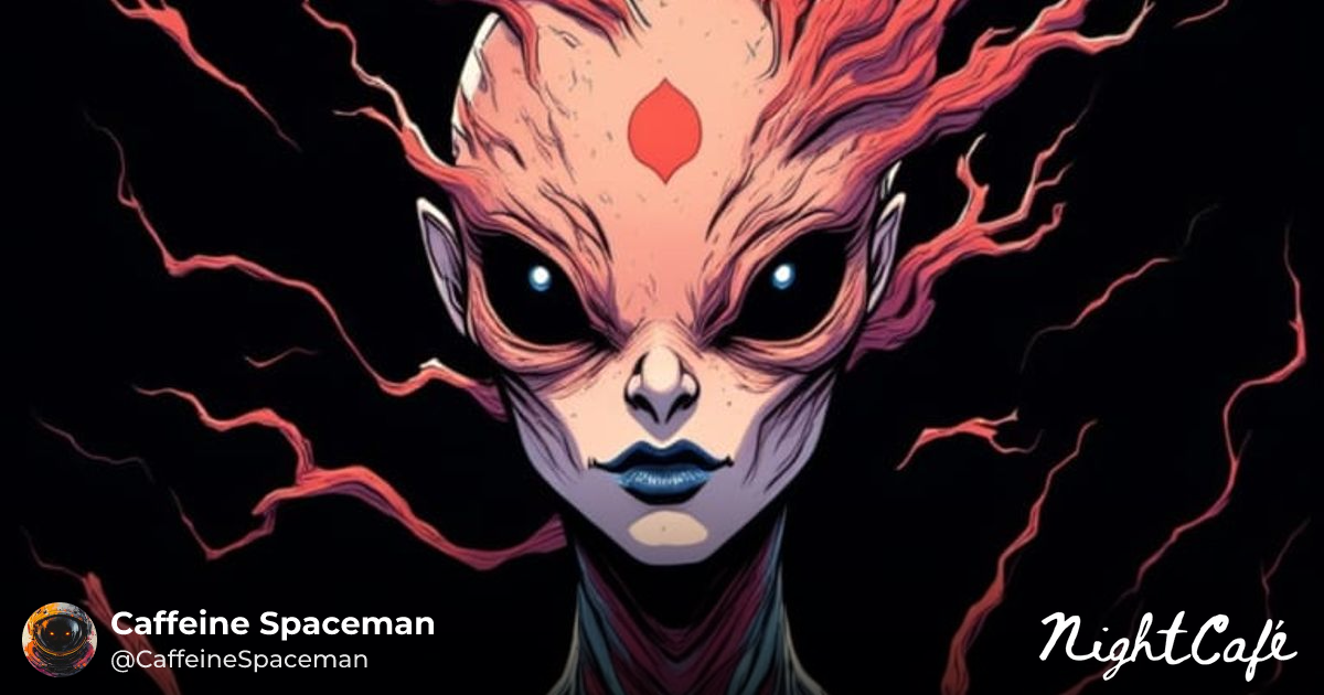 Upper Body of a Living ships female figurehead, Bouncy manga, Alien ...