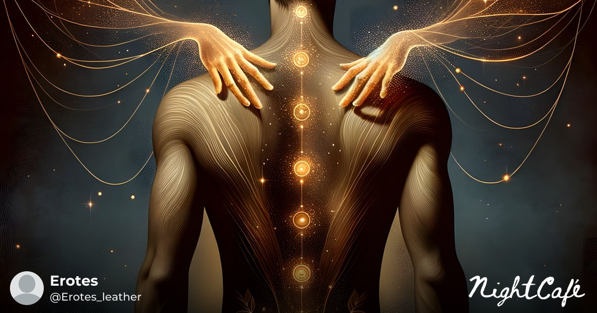 Elegant Male Figure in Therapeutic Ambiance - AI Art