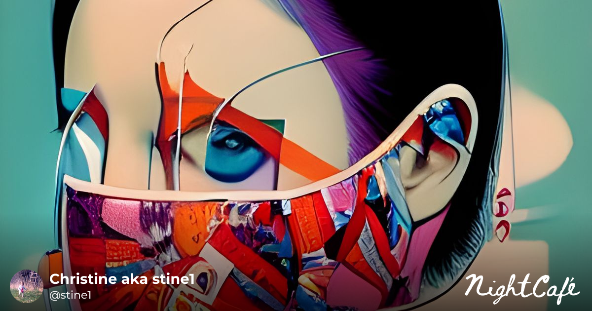 Masquerade Mask Fashion Collage 09 @Society6 @Zazzle