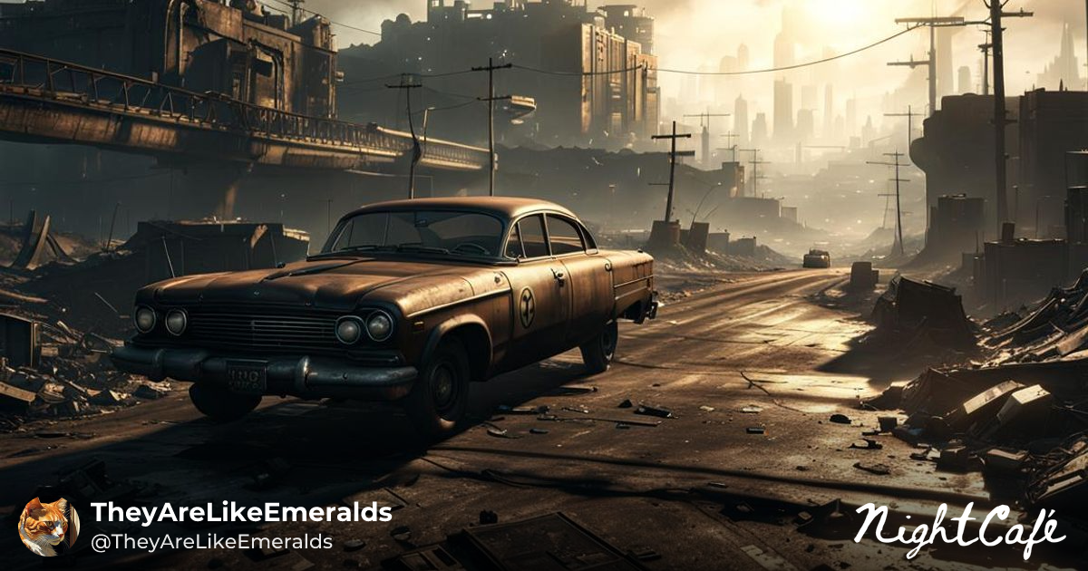Fallout Vibes - Post-Apocalyptic Cityscape in Nuclear Winter