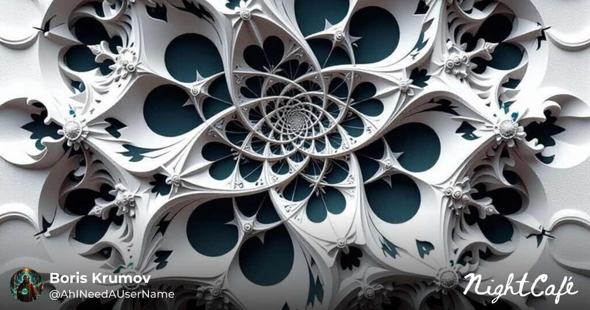 Photorealistic 3D Render of a Mandelbulb Fractal - AI Art