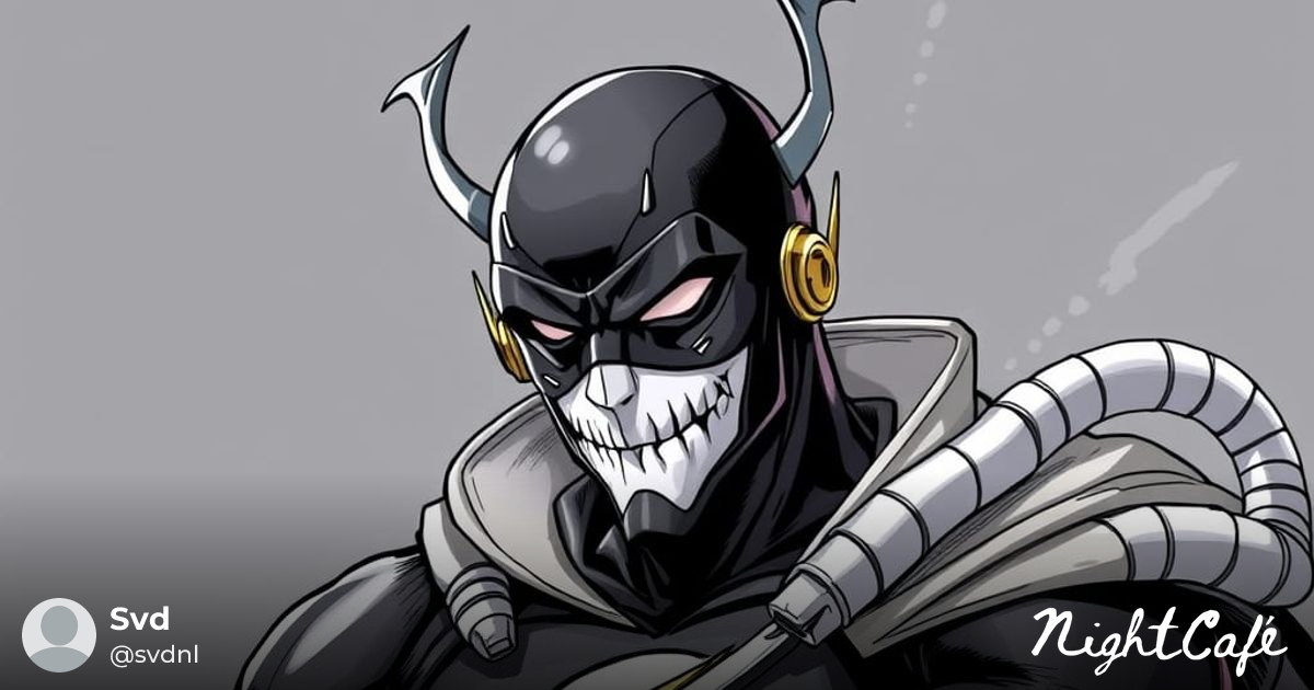 Bane in Flash Costume: Manga-Style Anime Key Visua... - AI Art