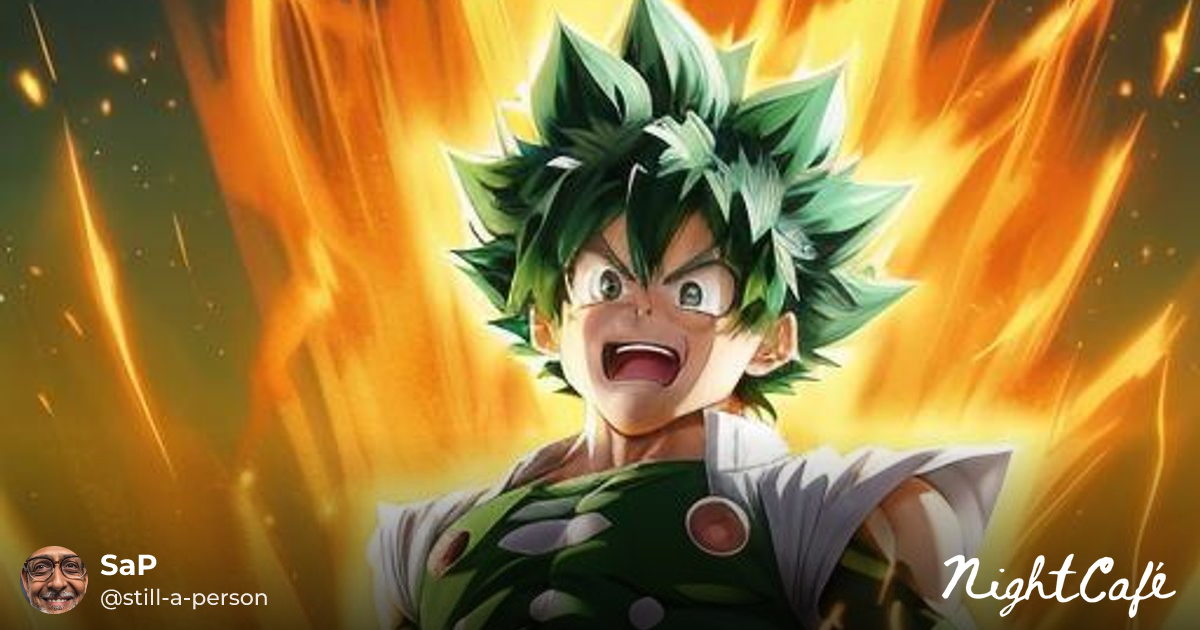 Super Saiyan Izuku Midoriya - Super Saiyan Izuku Midoriya T...