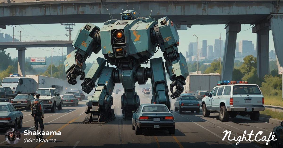 We Come in Peace - Giant Robot Attacks Las Vegas, Digital Pa...