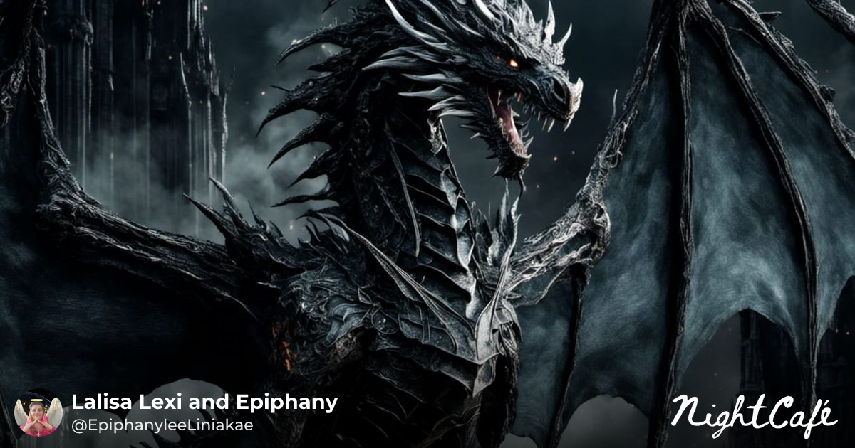 Furious Animatronic Hellfire Dragon in Hyperreal H... - AI Art