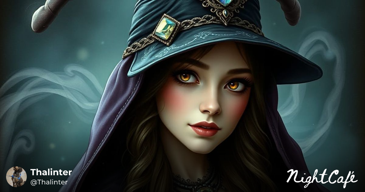 Jezzabelle jinx - Enchanted Sorceress in Velvet Cloak