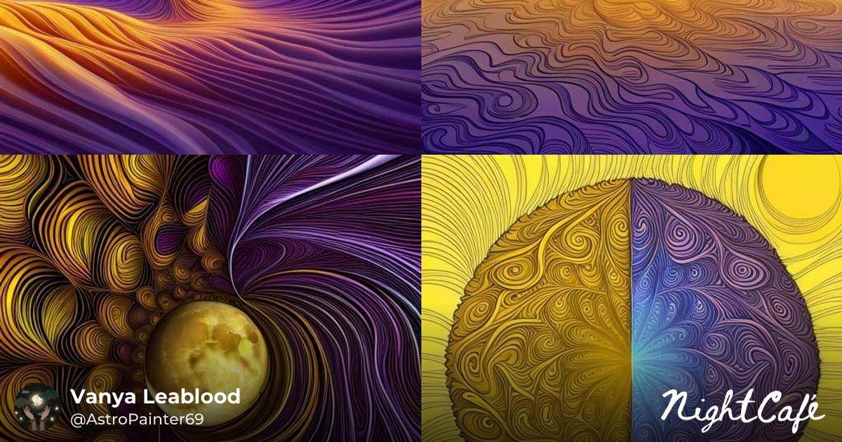 The moon - Abstract Fractal Moon with 3D Shading