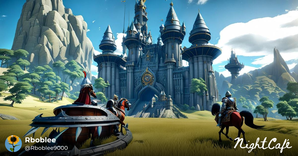 Sir Kerovan and Princess Joisan's Crystal Gryphon ... - AI Art