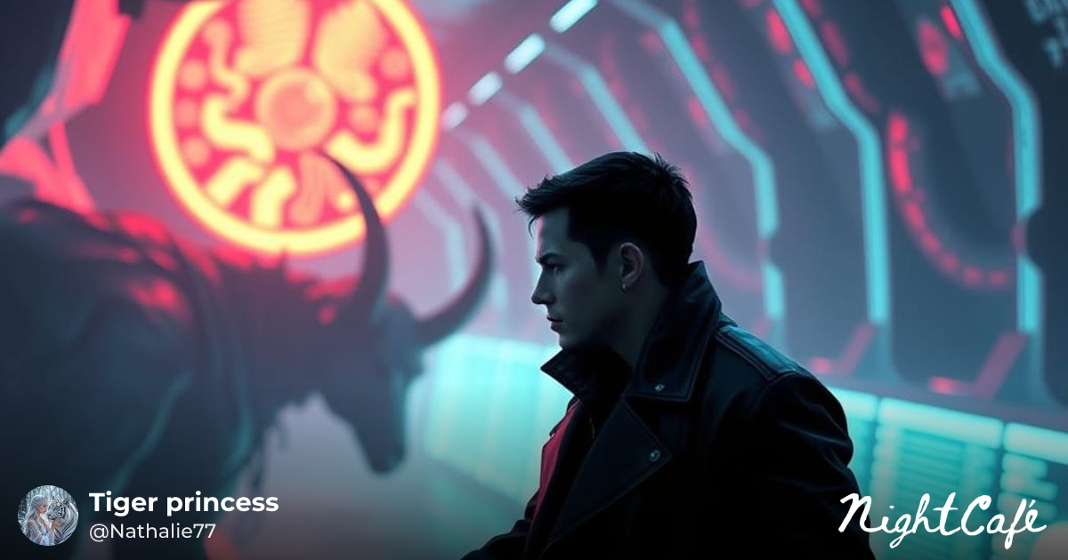 Digital Underworld: Aeneid-Inspired Futuristic Enc... - AI Art