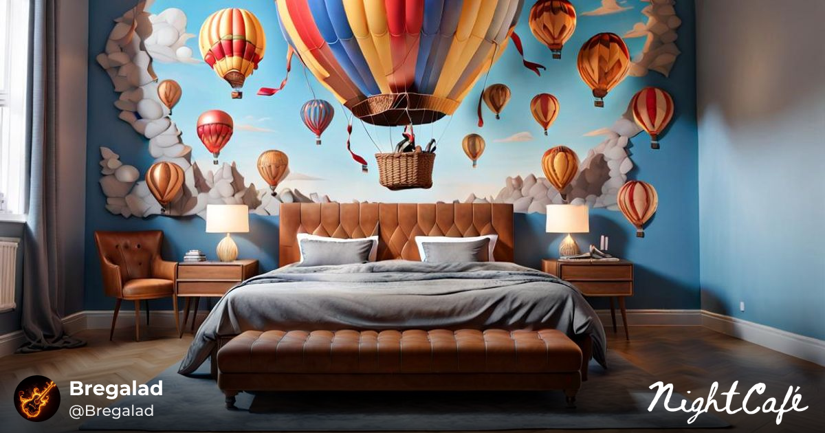 Take off for my dreams - Hot Air Balloons Optical Illusion i...