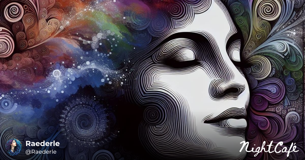 Satisfaction - Ethereal Realism: Hispanic Woman in Violet Hu...