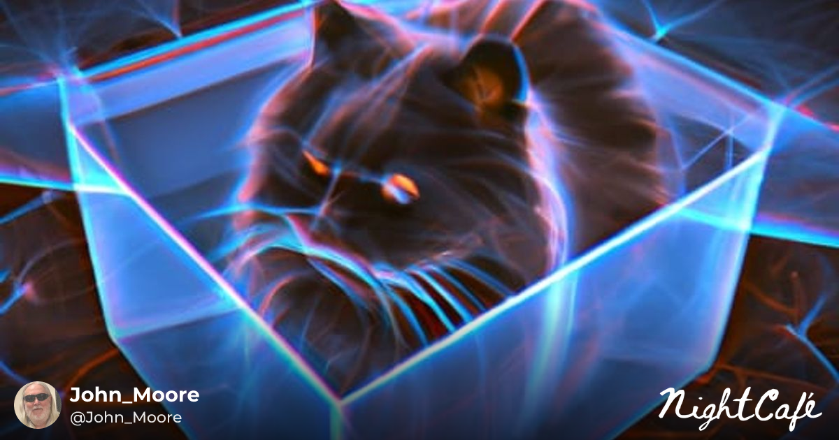 Schrodinger's Cat in a Box - Schrodinger's Cat Quantum Wave ...