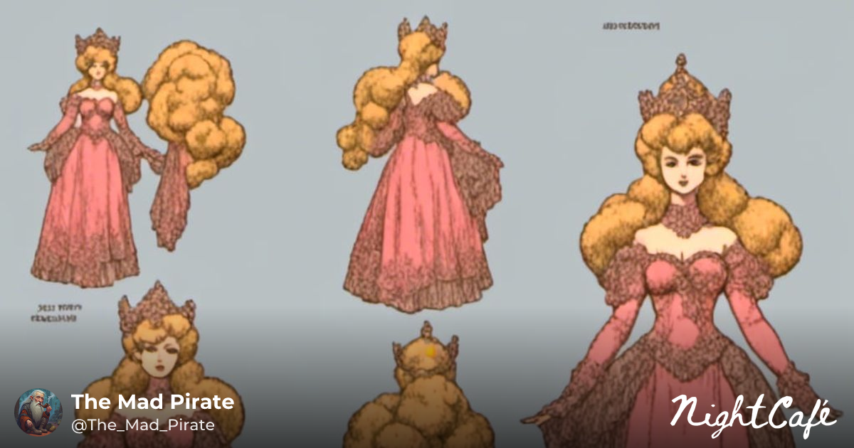 Princess Peach ref sheet - Princess Peach Character Design B...