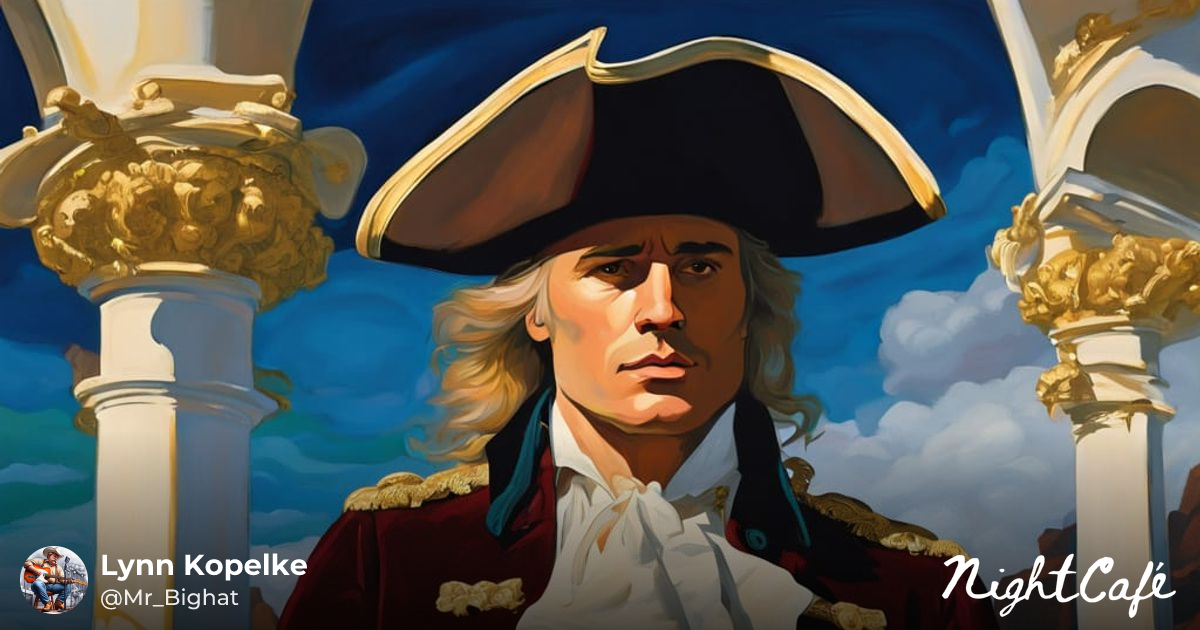 Mr. Christian - Baroque Pirate Captain Portrait in Oil Paint...