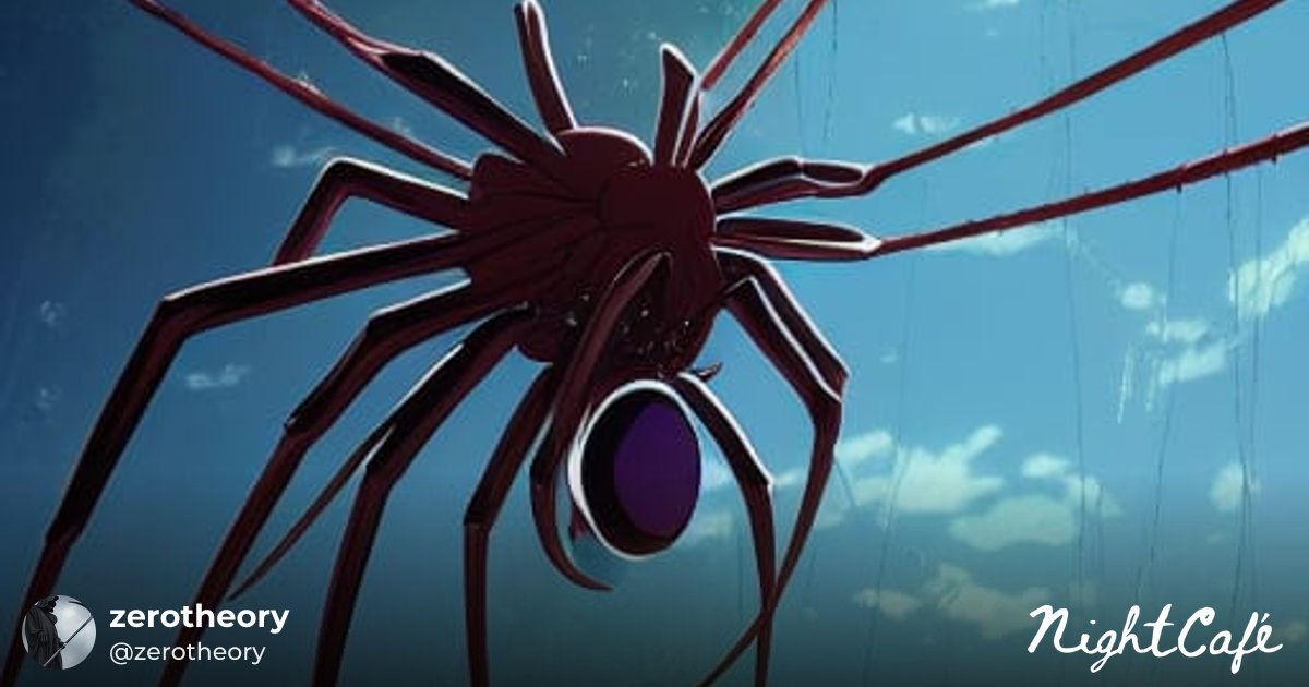Spider Virus - Spider Virus in Studio Ghibli Anime Style