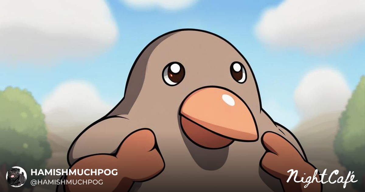 potato chicken - Buff Diglett Illustration
