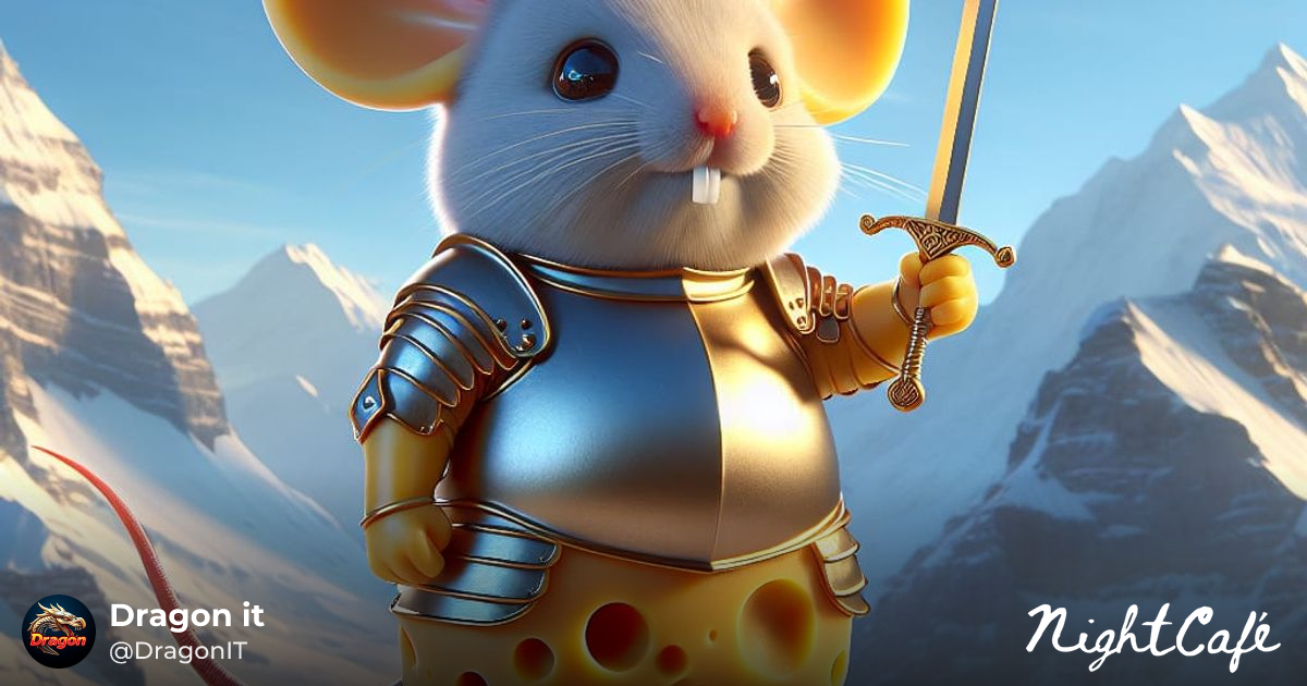 The Formidable Cheese Knight - Mouse Knight in Swiss Cheese ...