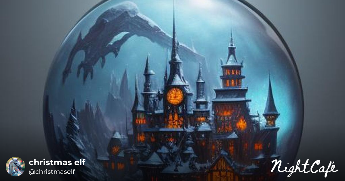 "you in snowglobe" - Person in Snowglobe: Detailed Matte Pai...