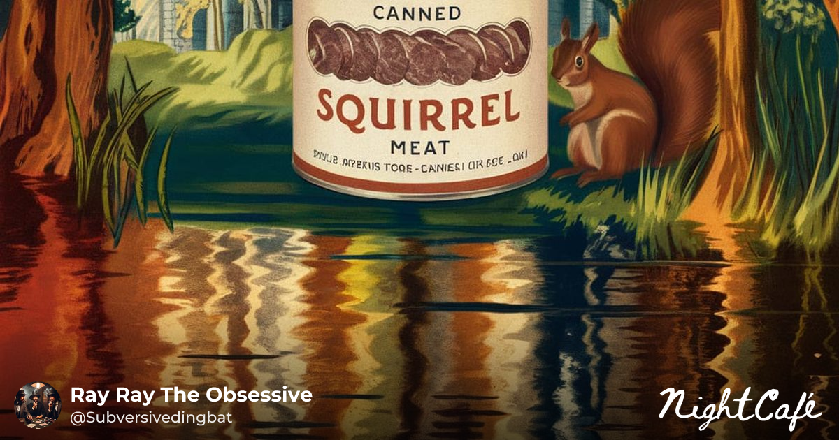 1950's Advertisement of Canned Squirrel Meat - AI Art