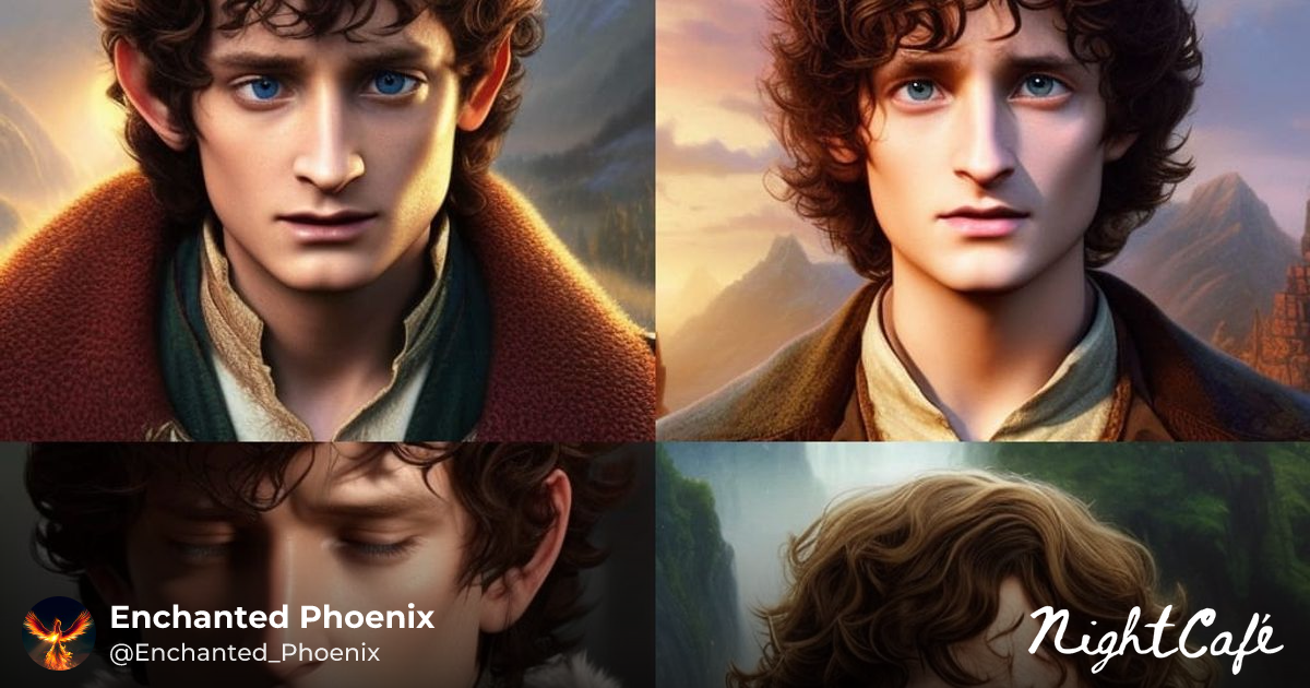 Frodo - Portrait of a Gorgeous Man with Intricate Eyes