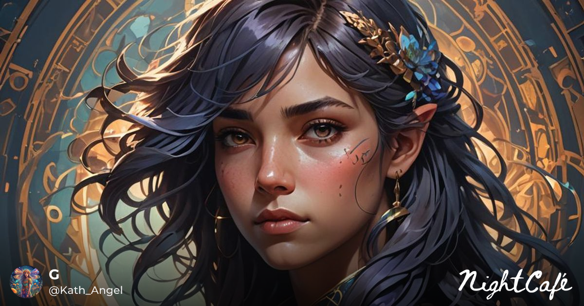 Purple hair - Purple Hair Portrait in Dark Academia Style