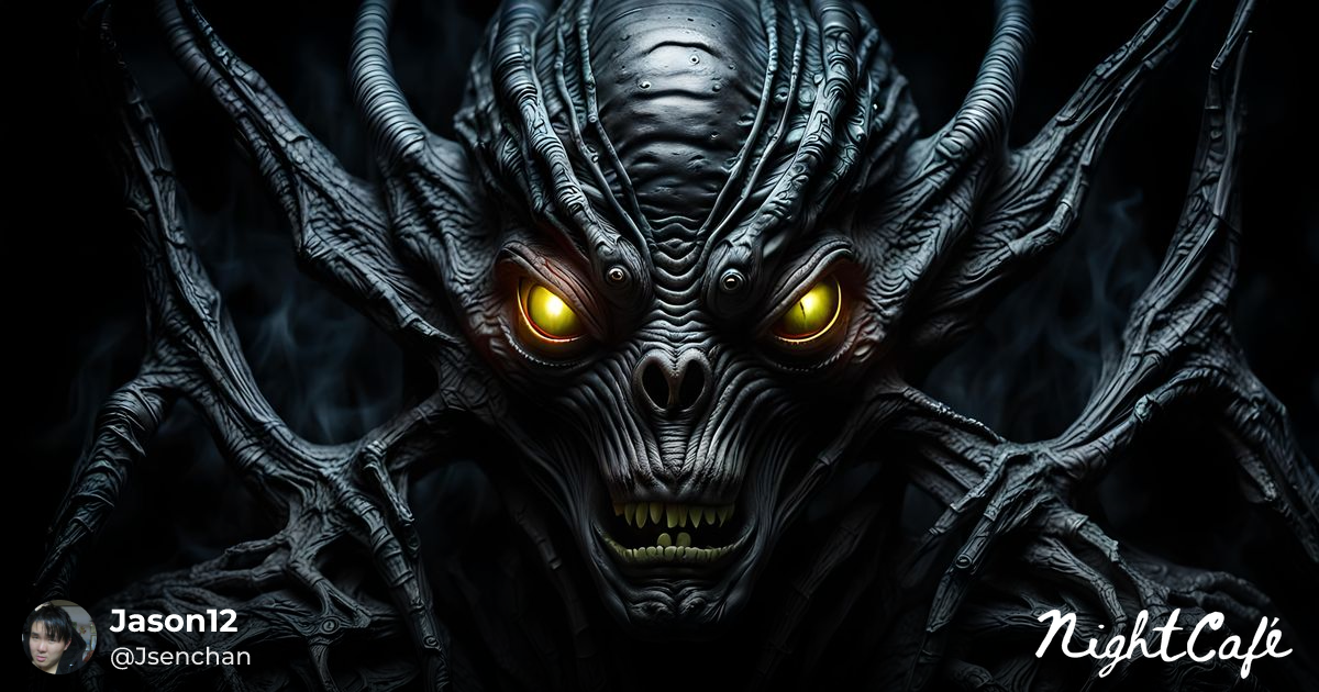 Dark alien life form