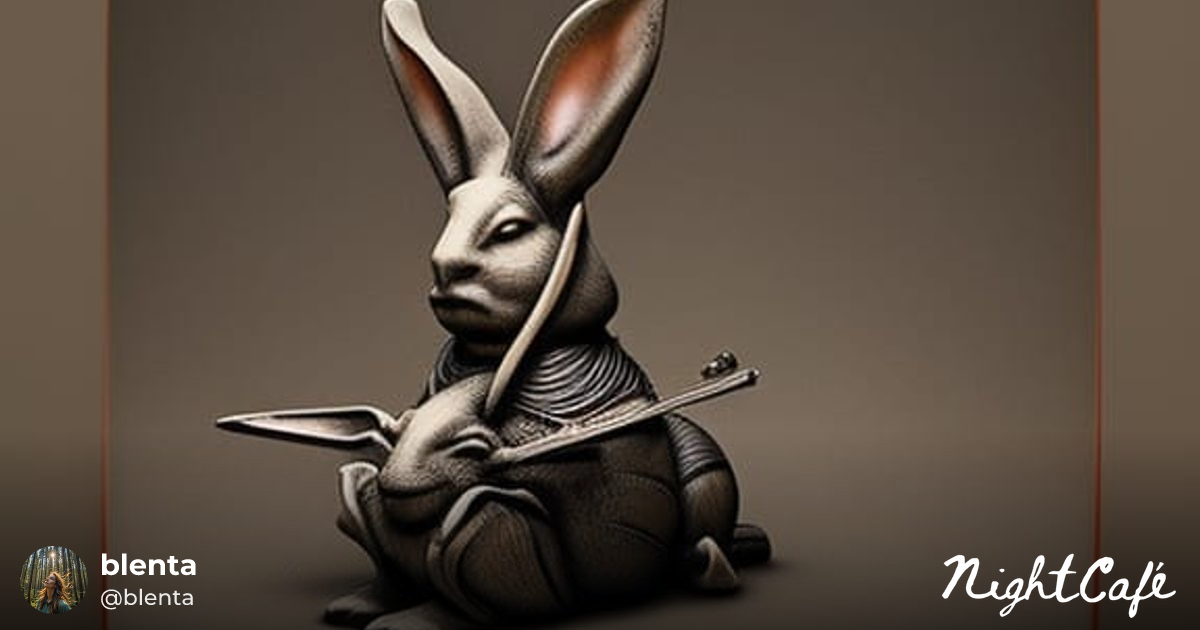 Samurai Rabbits in Anime Key Visual Style - AI Art