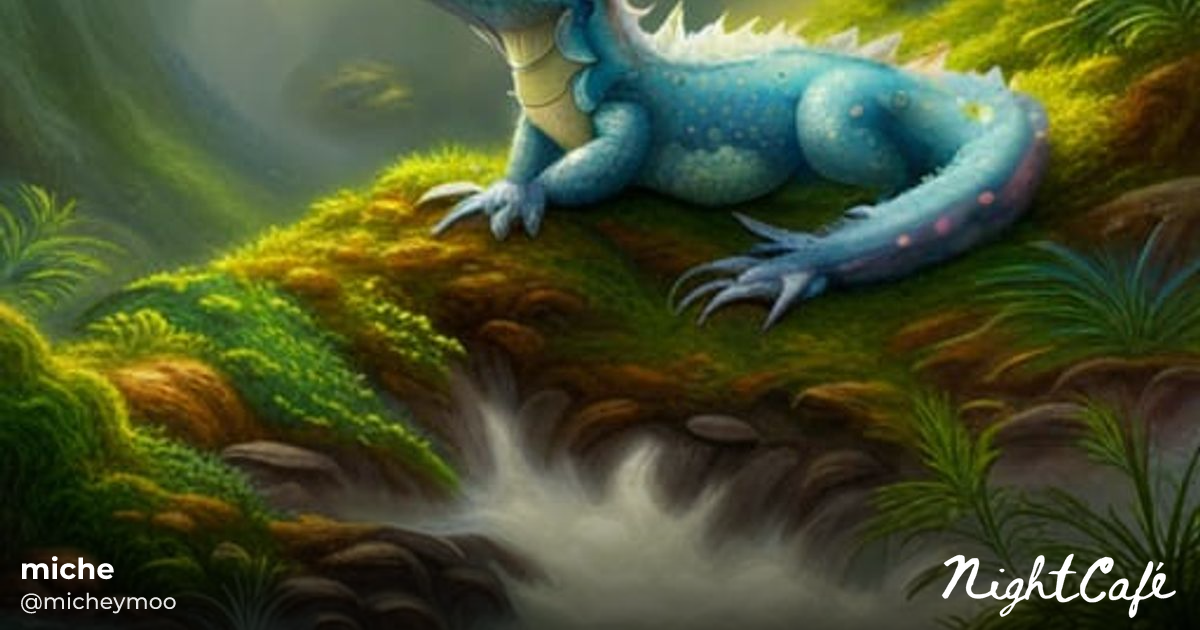 cute baby water dragon - Cute Baby Water Dragon in Ethereal ...