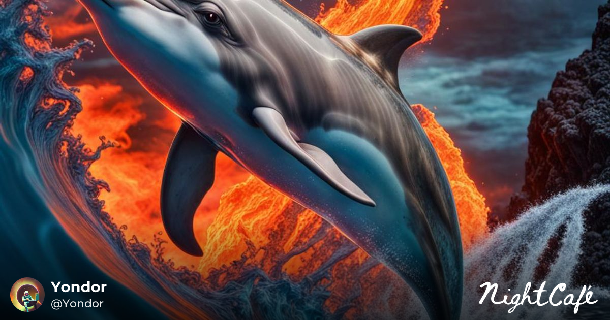 Interesting - Crystalline Dolphin Leaps in Tropical Waters