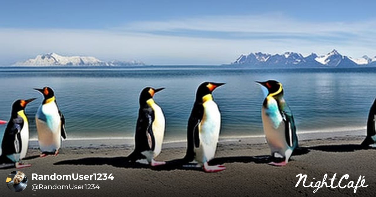 Linux wallpaper 2 - Penguins Using Linux Terminal in Beautif...