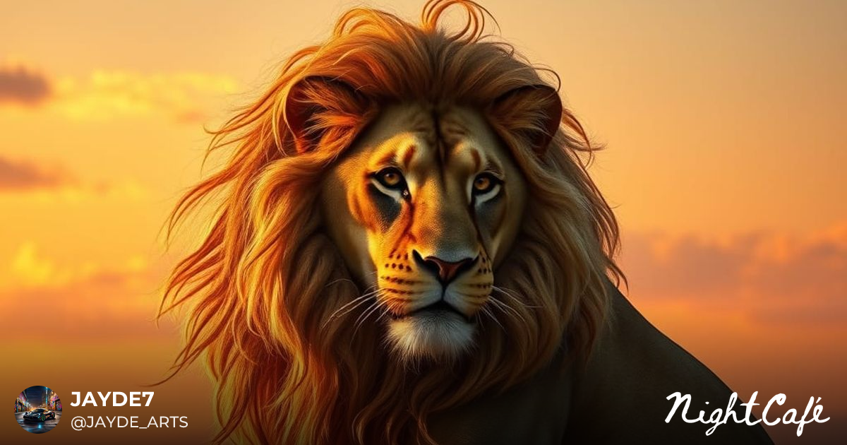 Lioness Surveys Savanna Kingdom: Photorealistic Sp... - AI Art