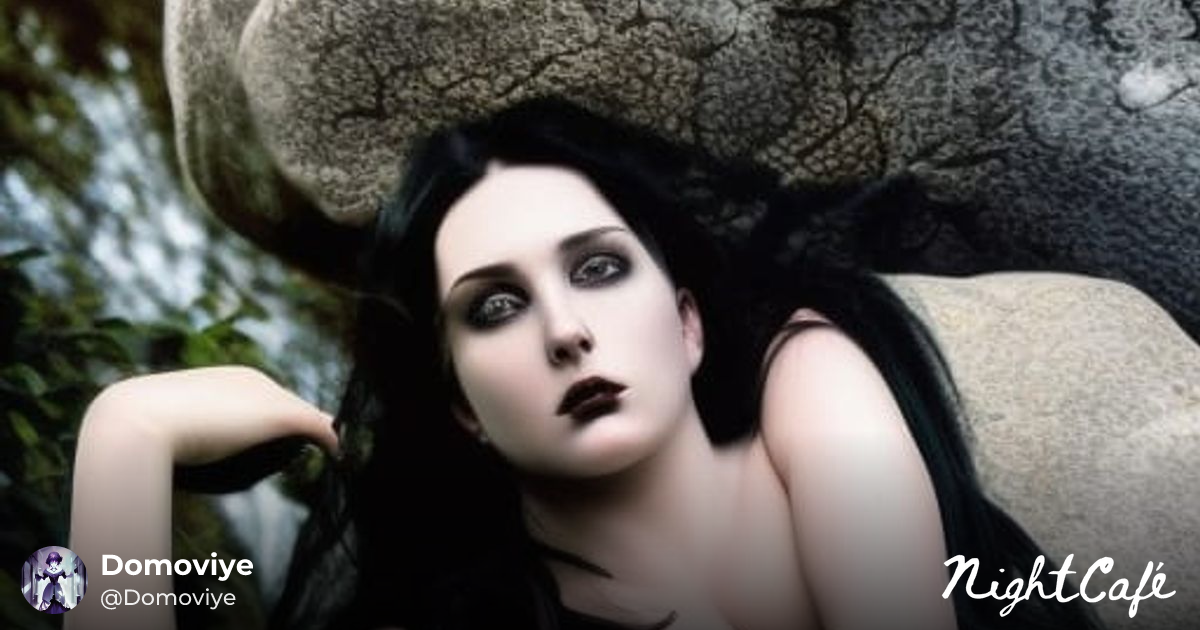 Predatory - Gothic Woman Portrait in Dark Fantasy Style