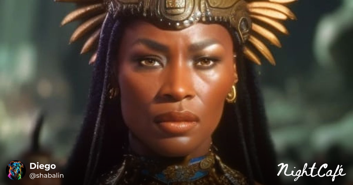 Futuristic Amazon Warrior Concept Art in 8K - AI Art