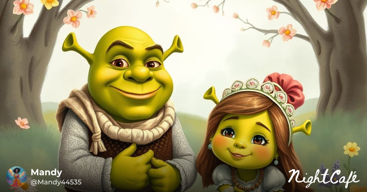 Shrek and Fiona bunny 🐰 - Whimsical Shrek and Fiona Easter ...