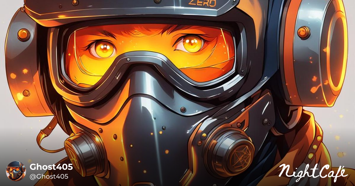 secretly a waifu? - Welder's Fiery Gaze: Anime-Inspired Digi...