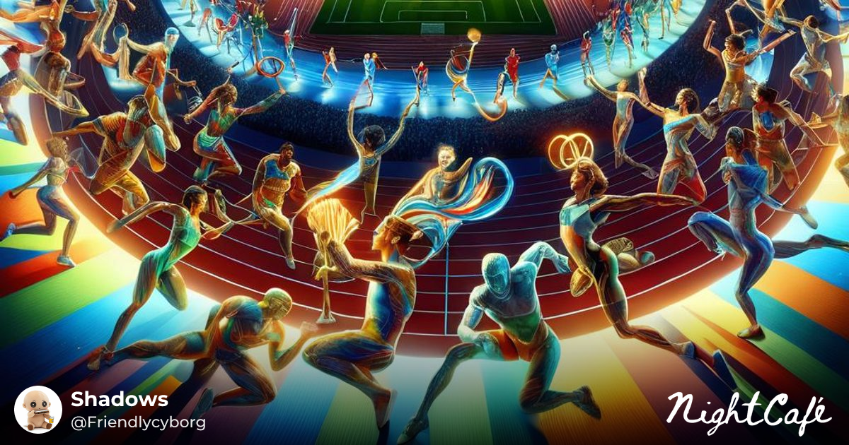 This picture is of athletes competing in the Olympics. The athletes are ...