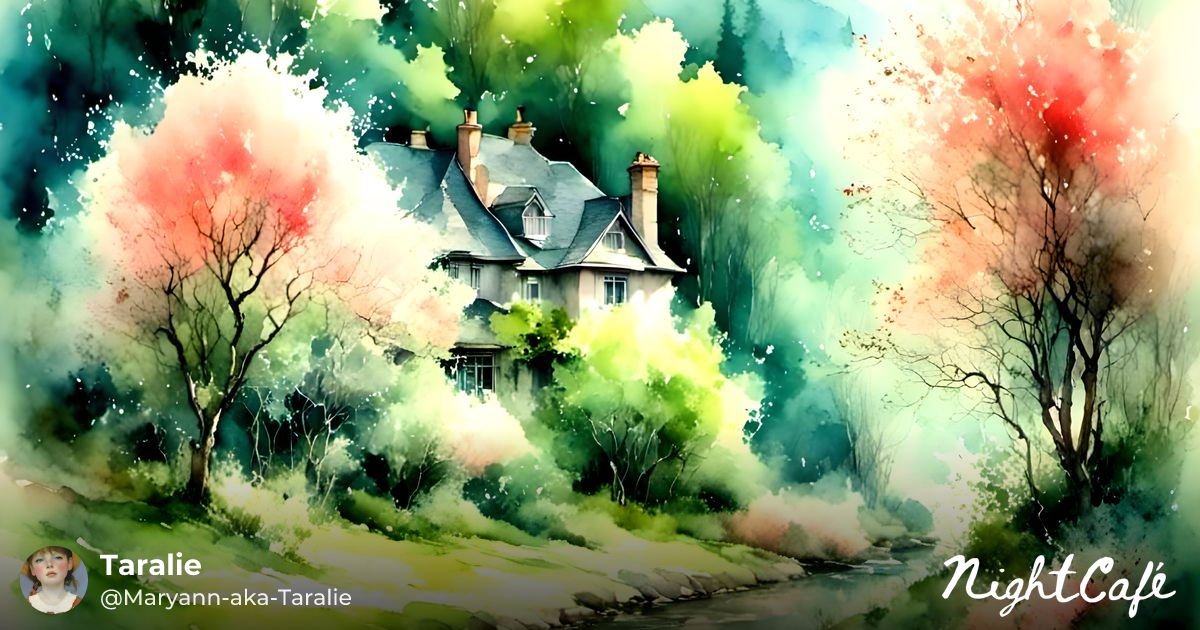 spring, pink flowering trees