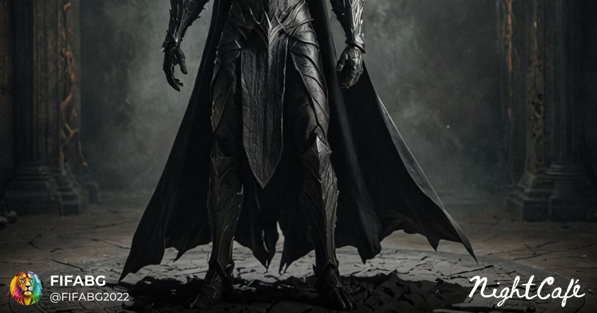 Sauron Full Body in Vorticism Art Style - AI Art