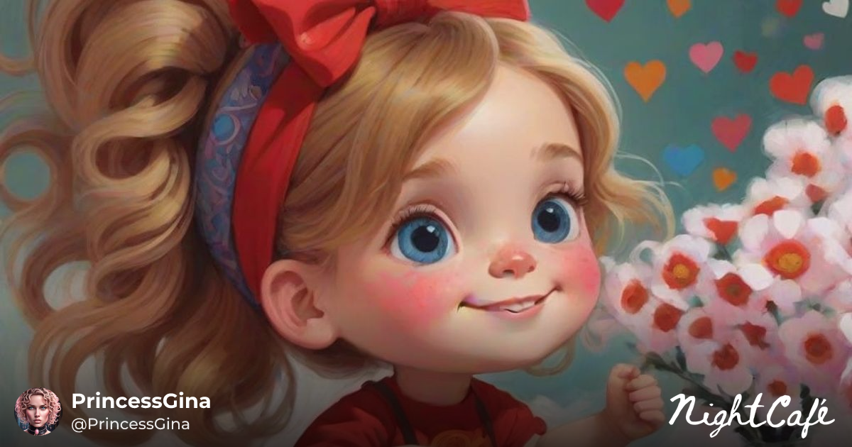 flowers, crayons and bows - flowers, crayons and bows